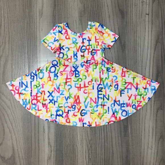 Dresses | Alphabet Abc Back To School Girls Boutique Dress | Poshmark